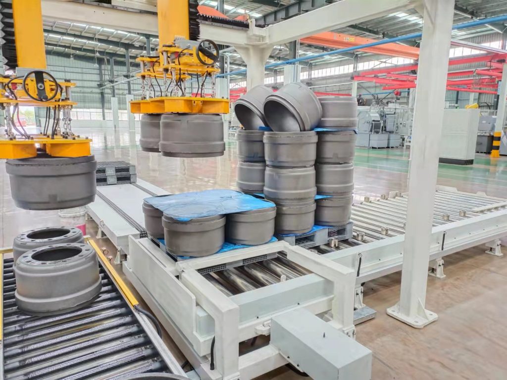 Electromagnetic Grippers for Robots Improve Wheel Hub Production Efficiency