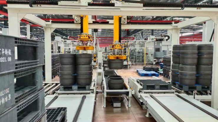 Electromagnetic Grippers for Robots Improve Wheel Hub Production Efficiency