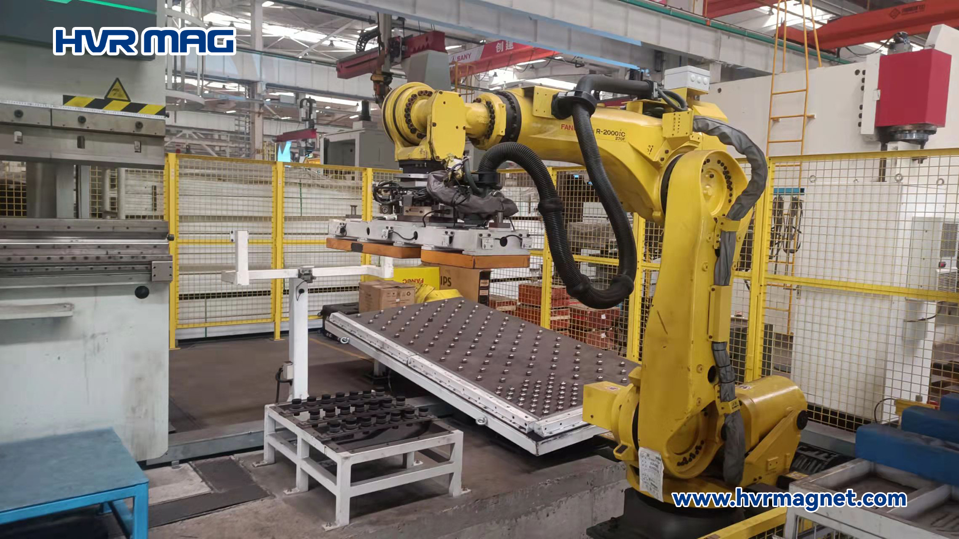 Electro Permanent Magnetic EOAT with Quick Change System | HVR MAG