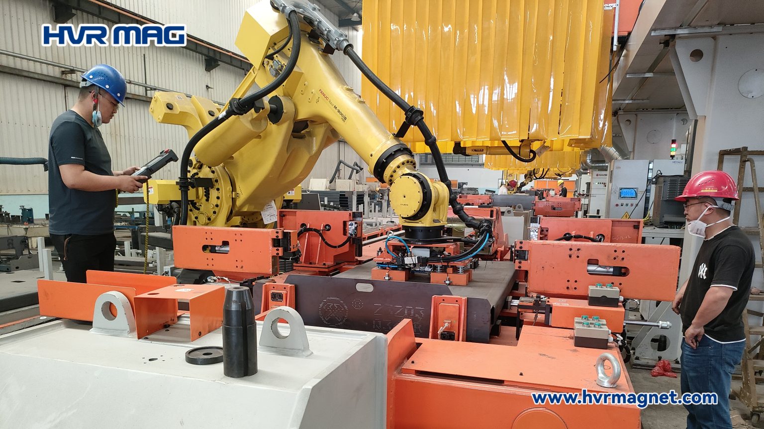 Car Frame Welding with Electro Permanent Magnet | HVR MAG