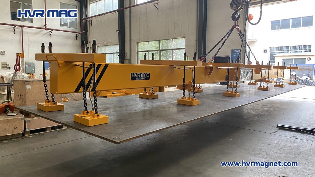 Safely Lifting Thick Steel Plates: Electro Permanent Lifting Magnets ...