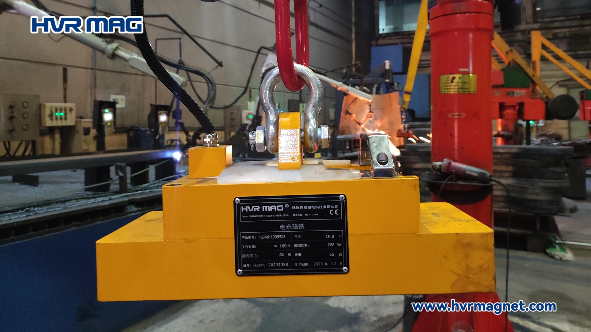 Battery Powered Lifting Magnets Help in Cutting and Welding | HVR MAG