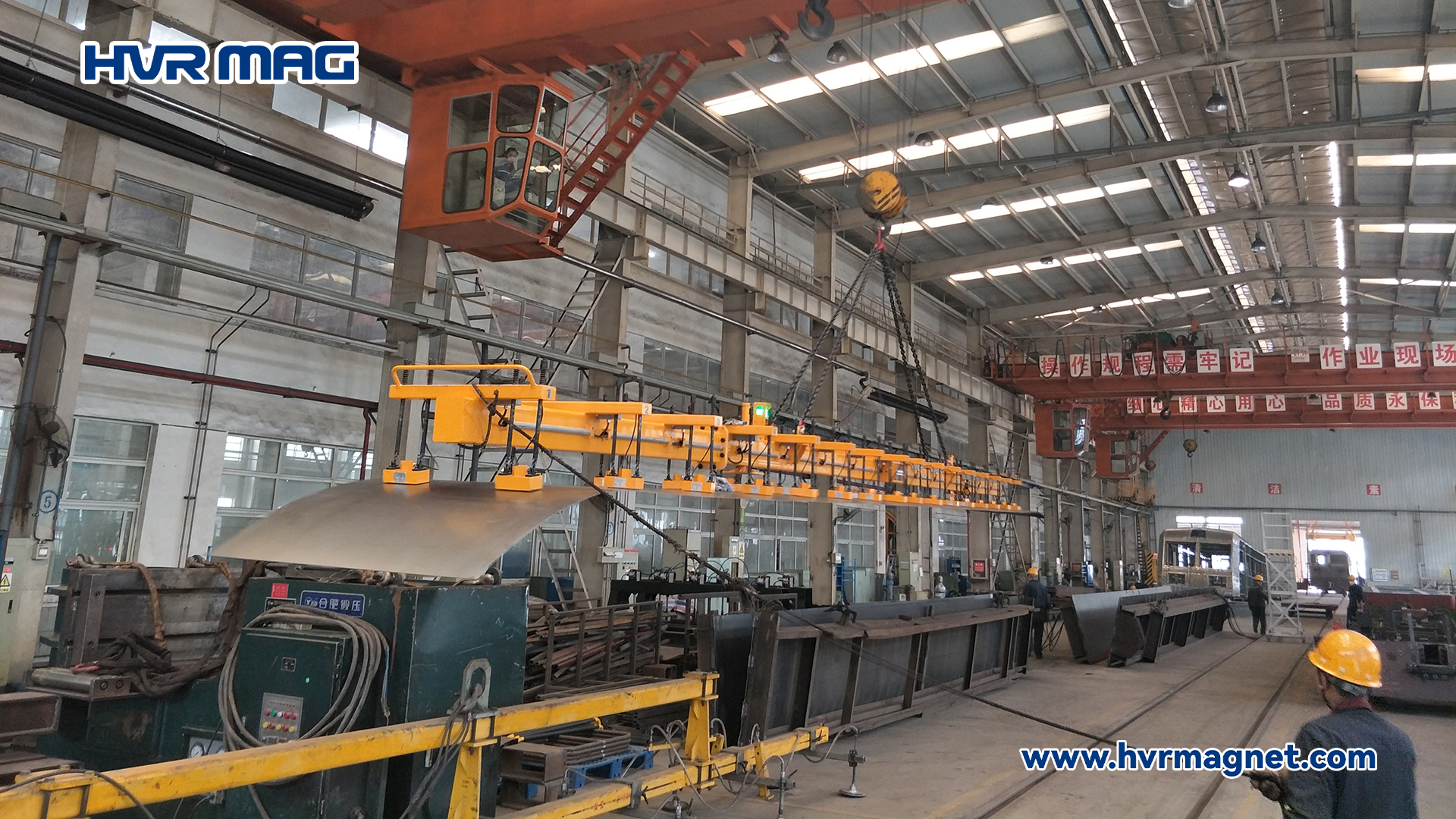 How to Handle Long Thin Steel Sheets with Lifting Magnets | HVR MAG