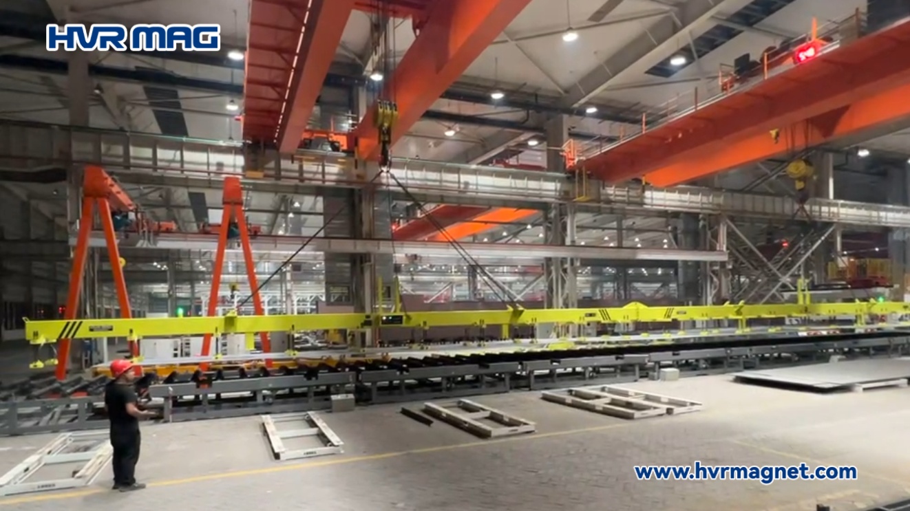 How Can Electro Permanent Lifting Magnets Handle 30-Meter-Long Steel ...