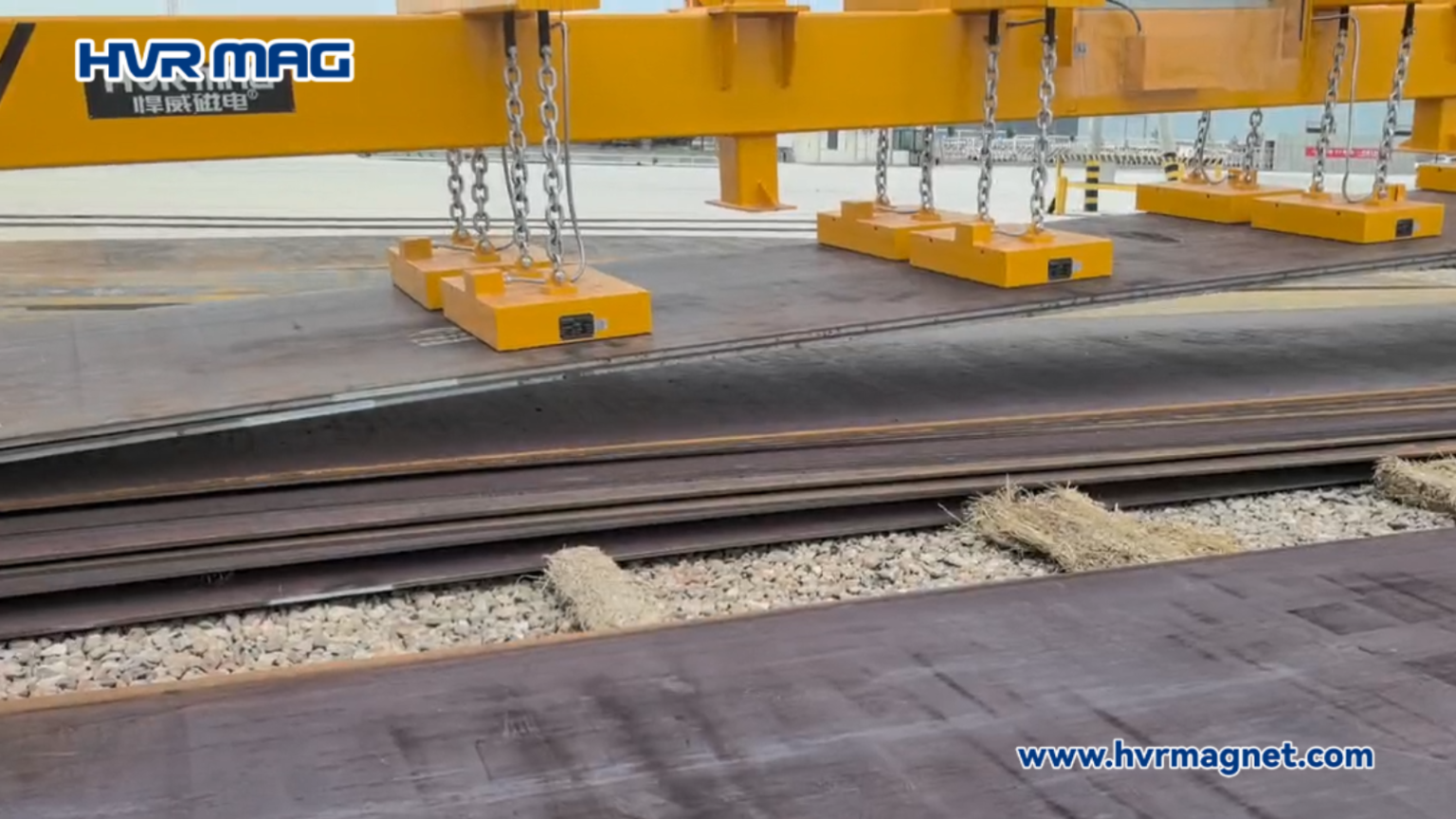 Lifting Magnets Specializing in Sorting Steel Plates | HVR MAG