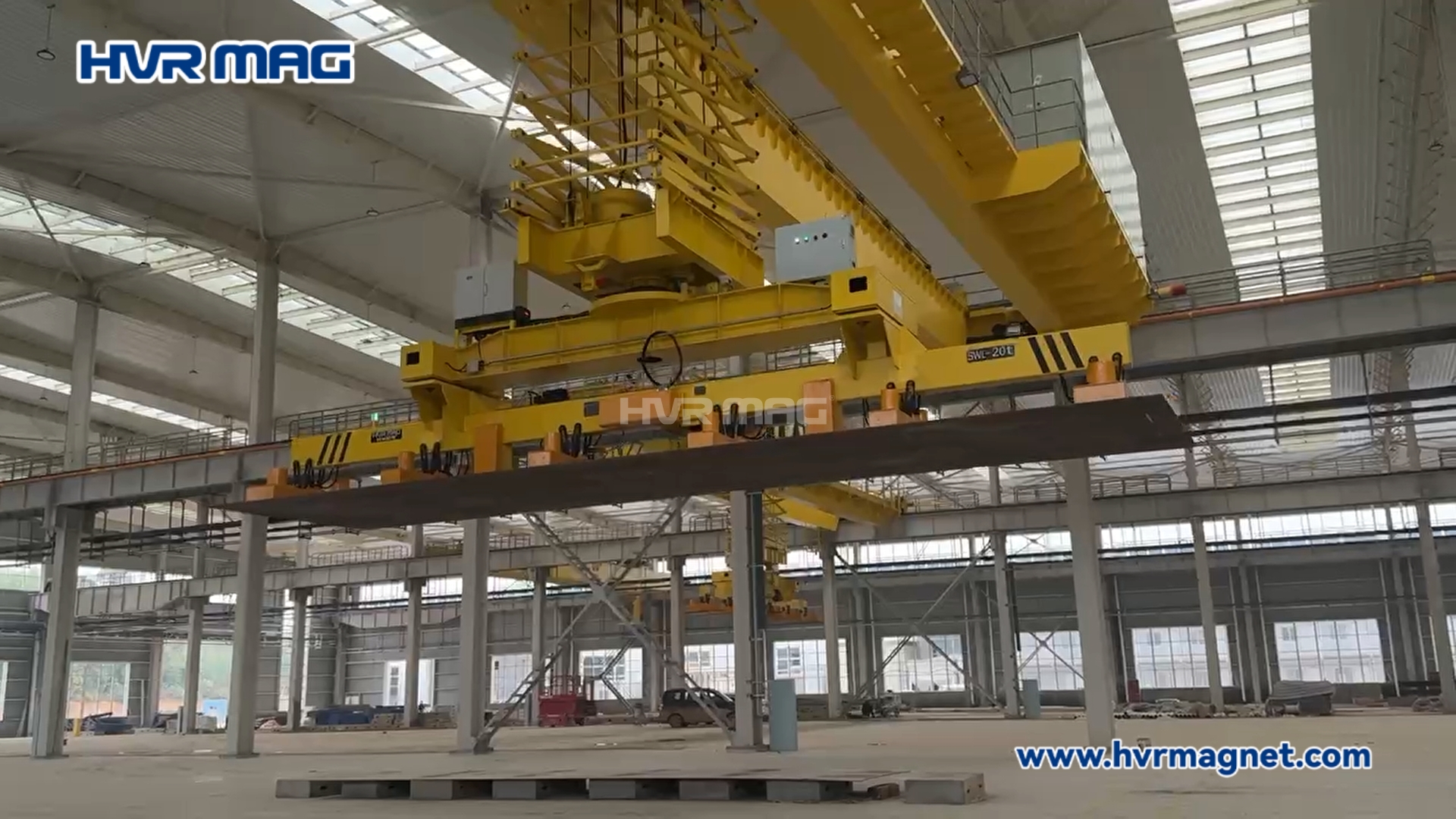 Electro Permanent Lifting Magnet for a Steel Structure Manufacturing ...