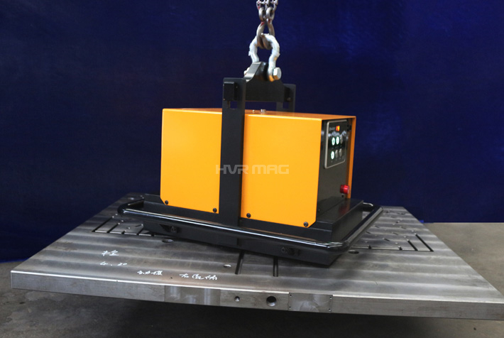 Electro Permanent Lifting Magnets With Battery Supply for Steel Parts ...